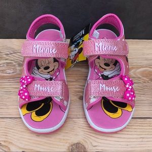 Disney | Shoes | Disney Minnie Mouse Pink Sandals | Poshmark